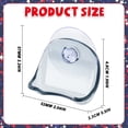 5Pc Suction Cup Razor Holder, Transparent Wall Mount Shaver Storage ...
