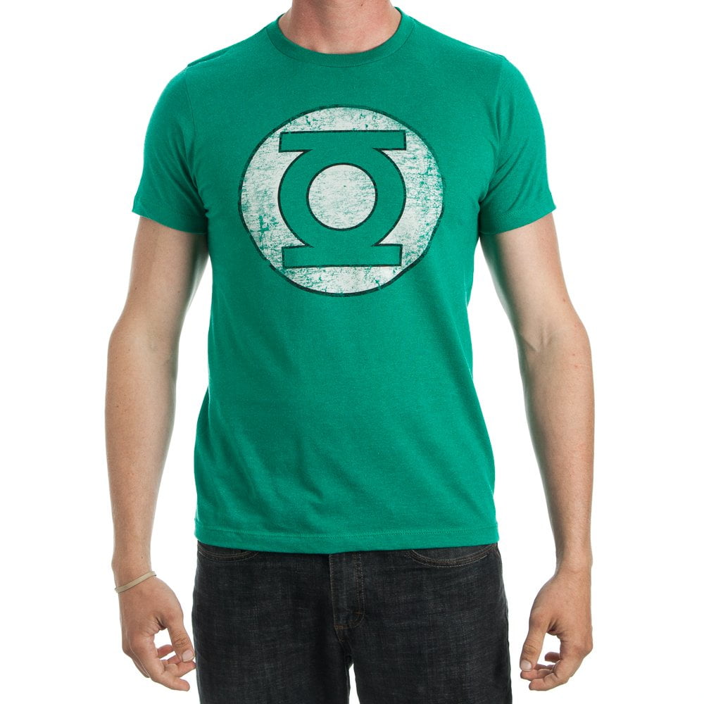 DC Comics Green Lantern Logo Men's Green T-Shirt Tee Shirt-Large ...