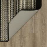 Mainstays Black Striped Apollo Runner Accent Rug, 1'9" x 6' - Walmart.com