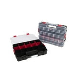 Hyper Tough Plastic Heavy-Duty Interlocking Organizer with Slide Lock 2 ...