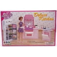 "My Fancy Life Deluxe Kitchen Play Set with Fridge and Food Accessories ...