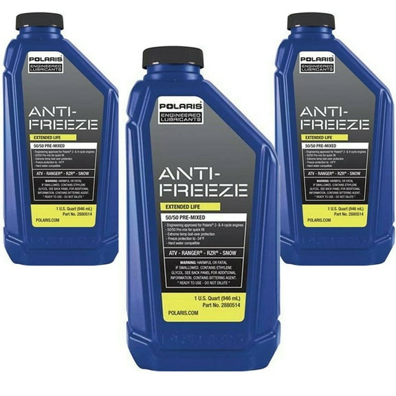 Polaris New OEM Extended Life Anti-Freeze Coolant, Engine Protection ...