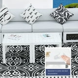 RADIATA 8 Pieces White Aluminum Patio Furniture Set Outdoor Furniture ...