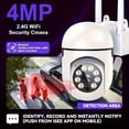 8-Pack 4MP Wireless Security Camera System, 2K WiFi Cameras with Color ...