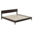 AFI Aria King Modern Solid Wood Low Profile Platform Bed, Espresso ...