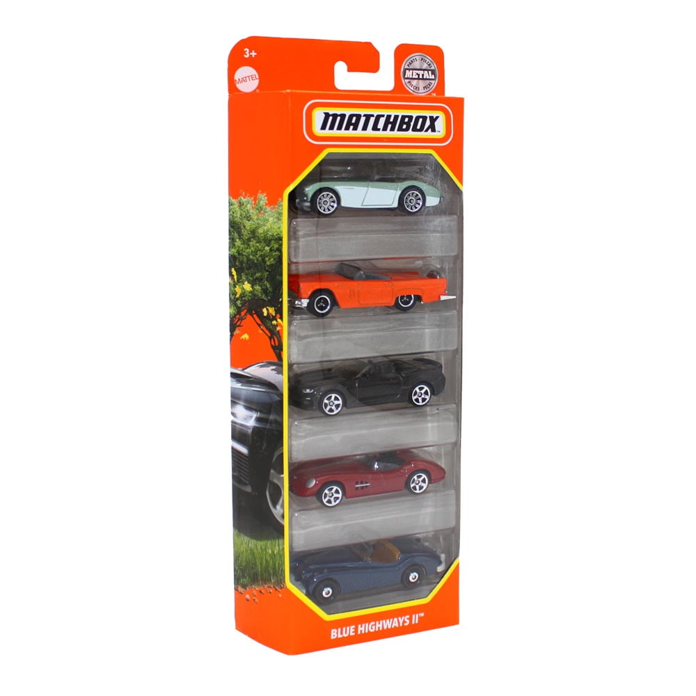Matchbox - Action Adventure Blue Highways II 5-Pack - Walmart.com