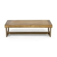 GDF Studio Elloree Patio Outside Garden Acacia Wood Coffee Table, Teak ...