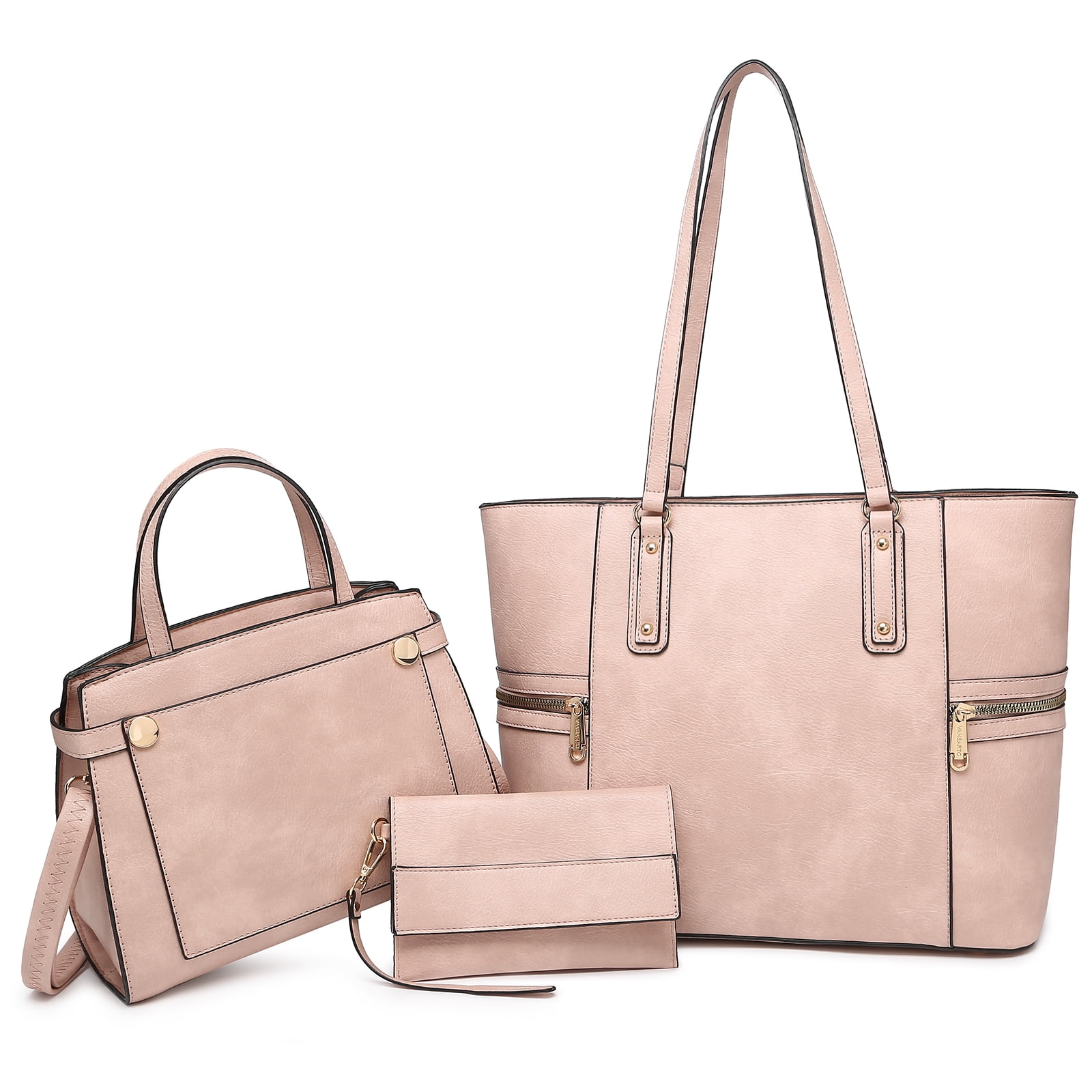 M Marco Women's Handbag 3pcs Set Fashion Tote Bag with Matching Satchel ...