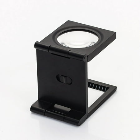 YDJKET 1 Piece 22MM 10X Folding Lens Linen Tester Foldable Mini Pocket ...