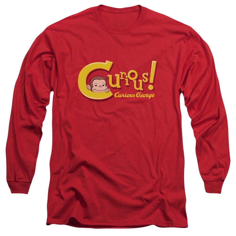 Curious George - Curious - Long Sleeve Shirt - X-Large - Walmart.com