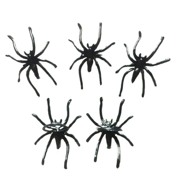 Small Plastic Spiders