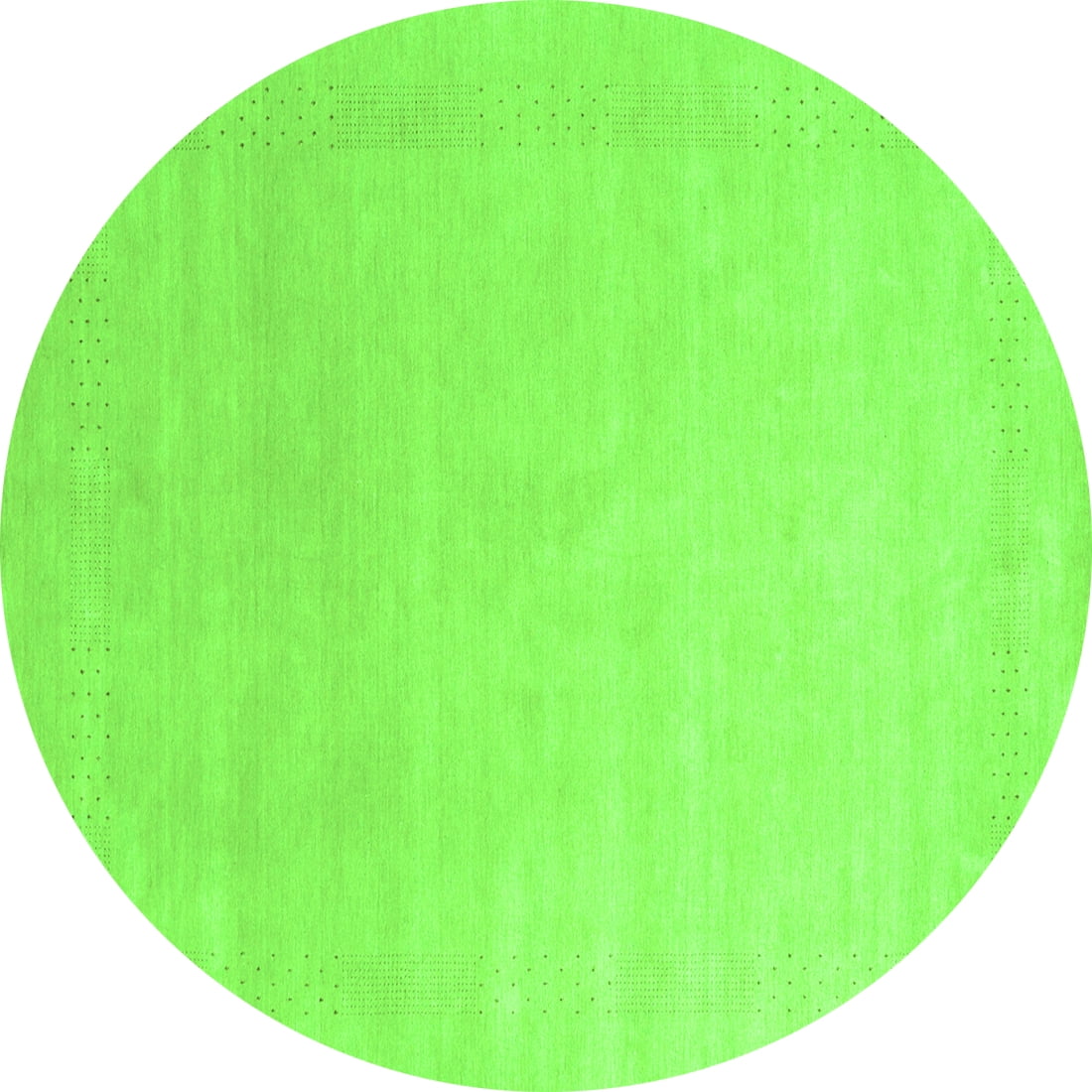 Ahgly Company Indoor Round Solid Green Modern Area Rugs, 5' Round ...