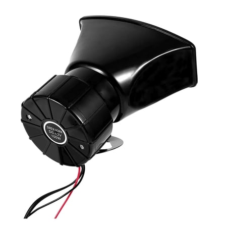 Tone Speaker Horn 7 Sounds Horn 12V Horn Siren 7 Sounds Horn With Mic ...