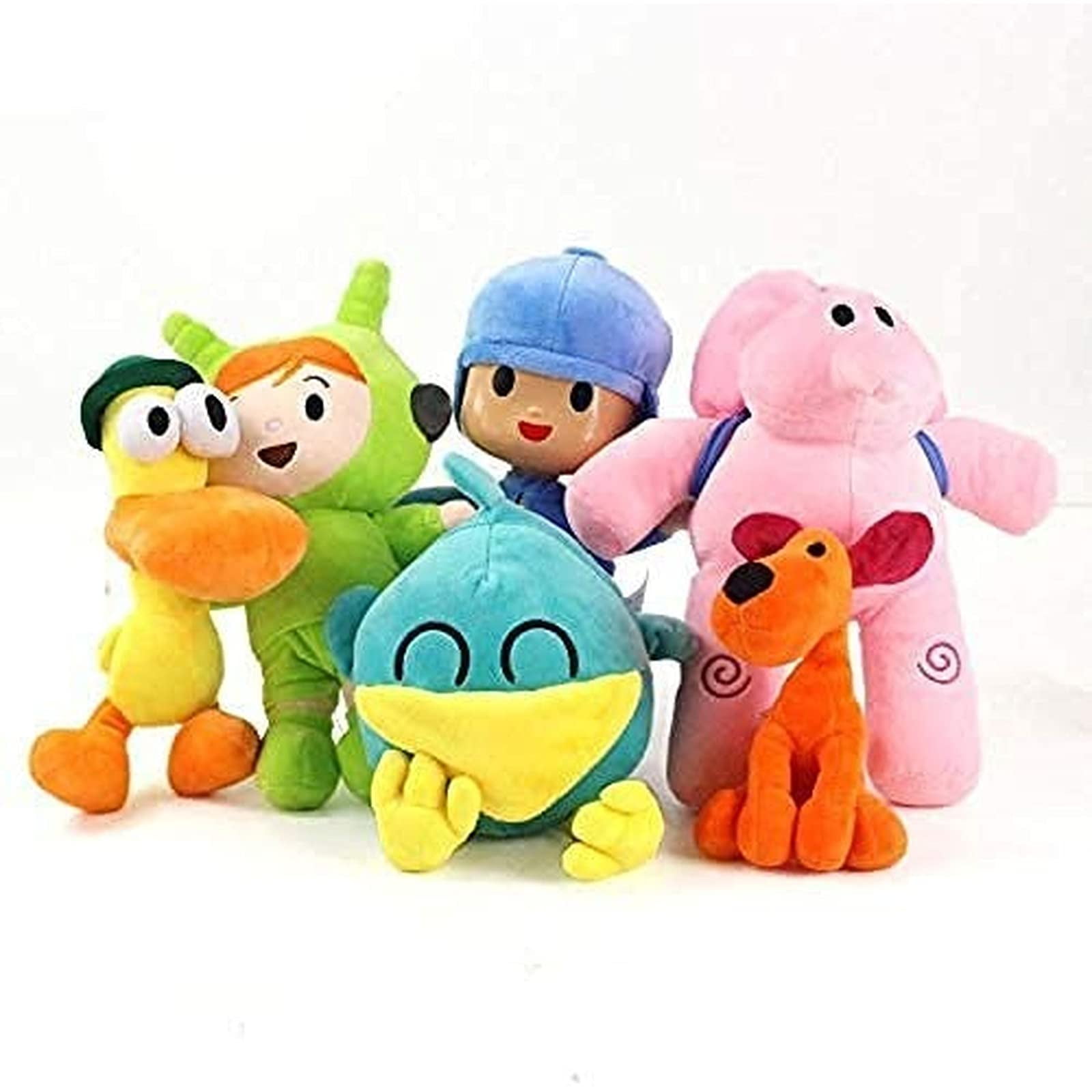 Buy Pocoyo Plush Toys 6 inch Pocoyo Elly Pato Nina Sleepy Bird Loula ...