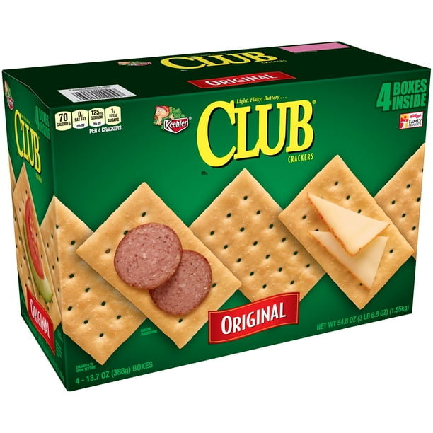 Keebler Club Crackers Original 54.8oz - Walmart.com - Walmart.com
