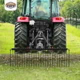 Field Tuff 60in Pine Straw Rake w/ Coil Spring Tines & 3 Point Hitch ...