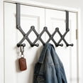 No Drill Door Hooks Over The Hanger Space Saving Closet Organizer Heavy ...