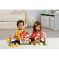 LeapFrog LeapBuilders Interactive Building Blocks Toy, Animal Farm ...