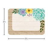 Teacher Created Resources Rustic Bloom Name Tags/Labels, Multi-Pack, 36 ...