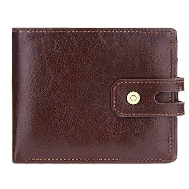 Mens Slim Bifold Wallet Minimalist Pocket Wallets for Men - Thin ...