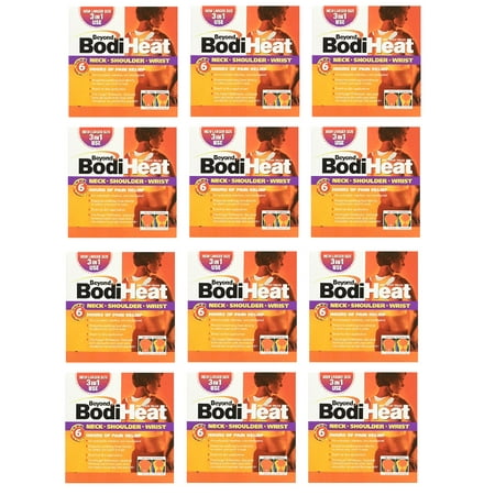 Beyond BodiHeat, Neck, Shoulder, Wrist Heating Pad, 6 Hours of Pain ...