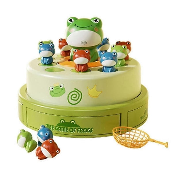 Kid Toy Launch Frog Cartoon Flying Frog Catching Development Sensory ...