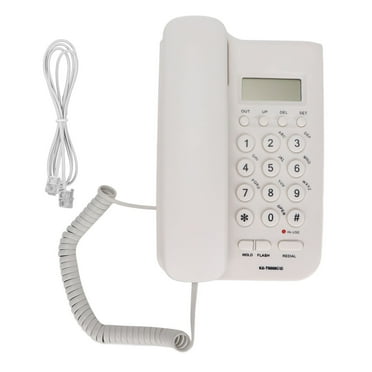 Tyler TBBP-3-WH Big Button Corded Phone with Speakerphone for Seniors ...