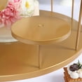BalsaCircle 29 in Gold 12 Arm Tiered Round Metal Cupcake Holder Dessert ...