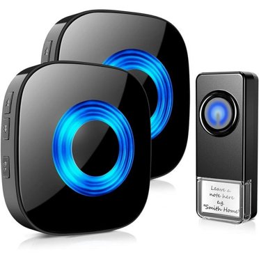 Philips Battery-Operated 8-Melody Doorbell Kit, One Push Button, White ...