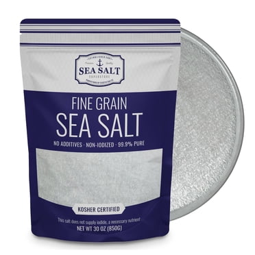 Le Marinier Extra Fine Celtic Salt, 1.1lb - 100% Natural Unrefined ...