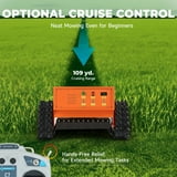 AHM 21" Remote Control Lawn Mower with Adjustable Cutting Height 45 ...