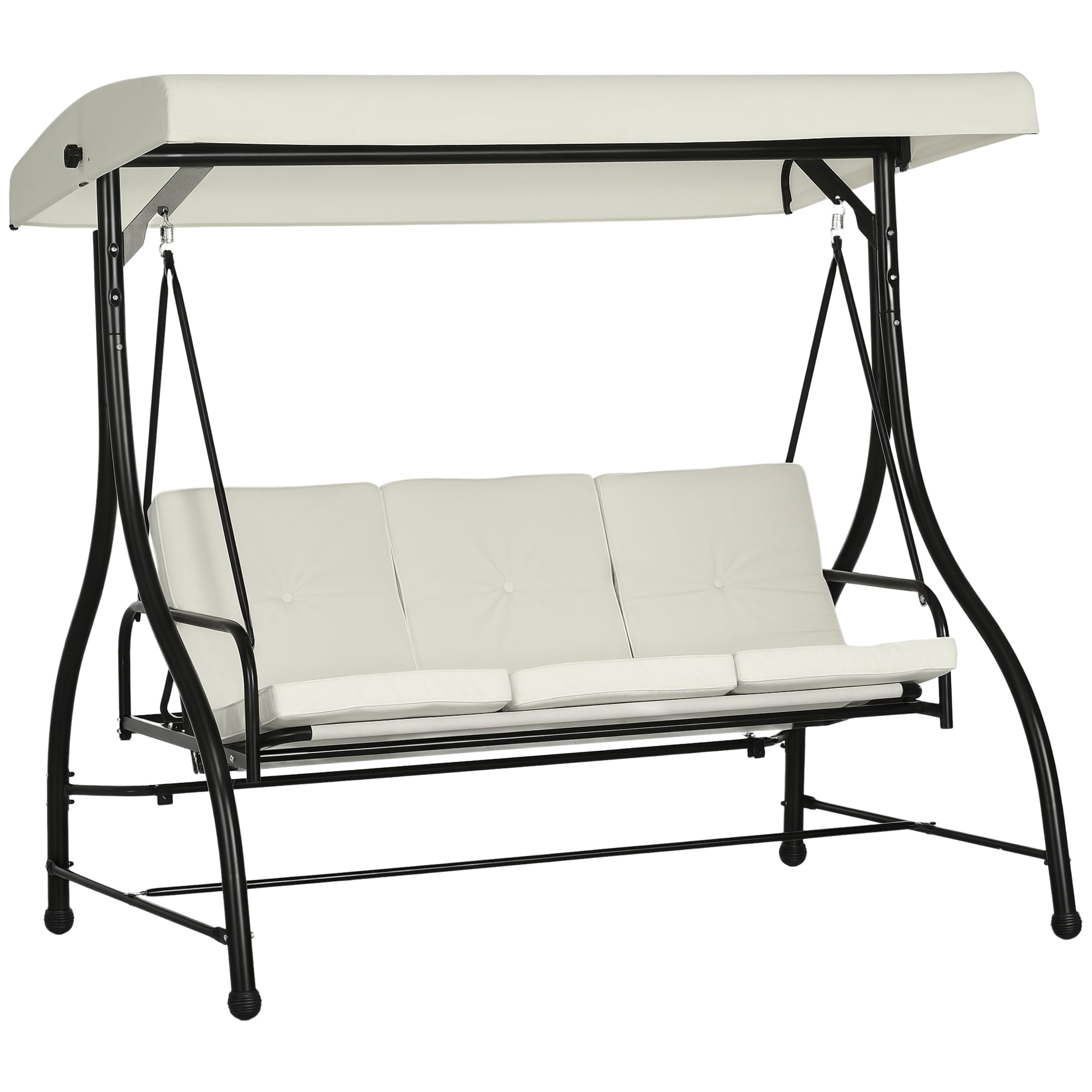 Click here for Outsunny 3 Seater Patio Swing Chair With Canopy Co... prices