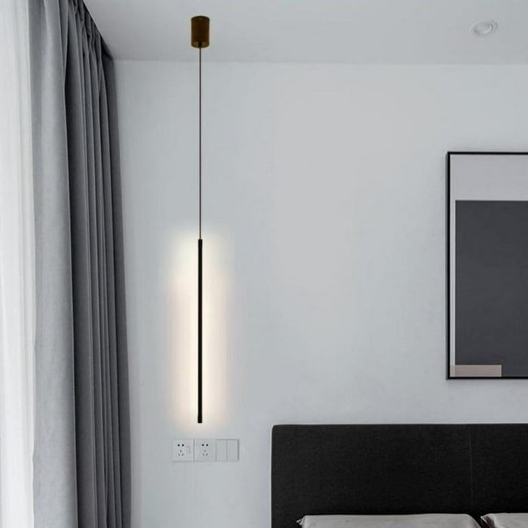 Led Linear Pendant Light Modern Minimalism Decorative