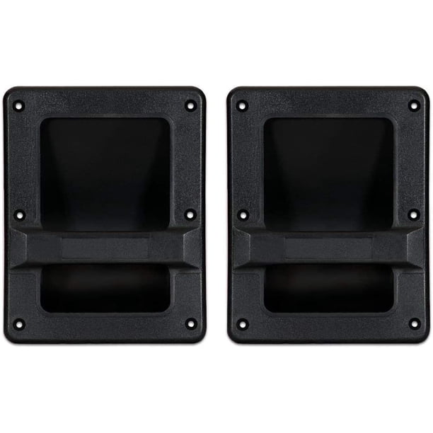 MIYAKO Speaker Cabinet Plastic Bar Handles Black Recessed Heavy Duty 8. ...