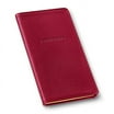 Gallery Leather Pocket Address Book - Acadia Burgundy - 6" x 3.25 ...