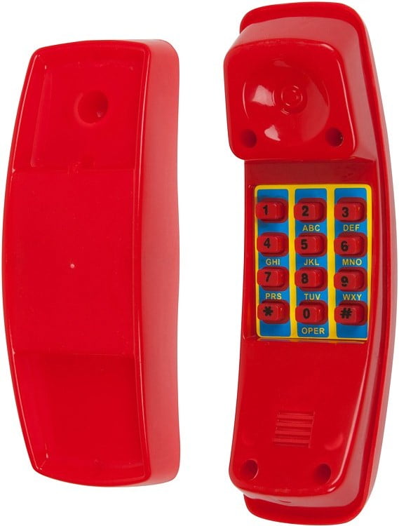 Swing Set Stuff Inc. Toy Roleplay Telephone (Red) for Children Ages 3-8 ...