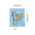 10 Pack Metal Butterflies Bookmark With Chain Hollow Bookmark Monet Oil ...