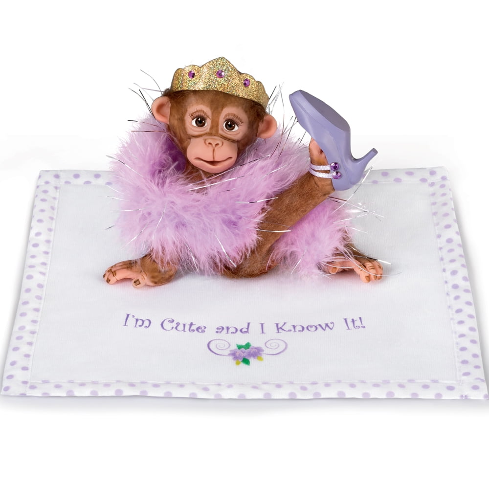 The Ashton-Drake Galleries I'm Cute And I Know It Monkey Doll by Cindy ...