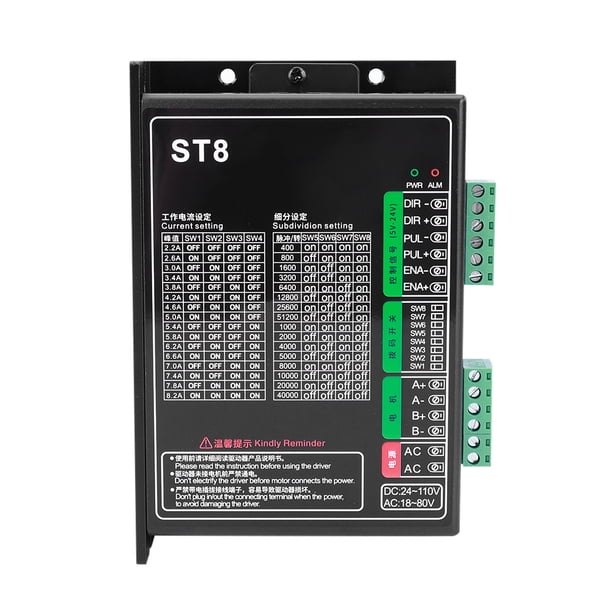 Controlador Paso A Bifásico 86 Digital DSP ST8 | Bodega Aurrera en línea