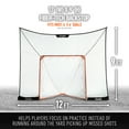 Franklin Sports Lacrosse Goal Backstop - 12' x 9' Fiber Tech - Walmart.com