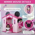 Disney Minnie Mouse Plastic Indoor,Outdoor Playhouse with Easy Assembly ...