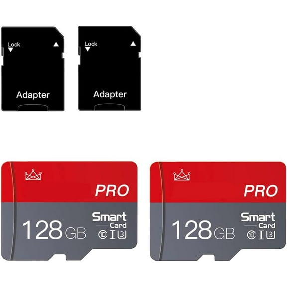 3 Pack Memory Card 64GB with Adapter, High Speed TF Card, UHS-I C10 A1 ...