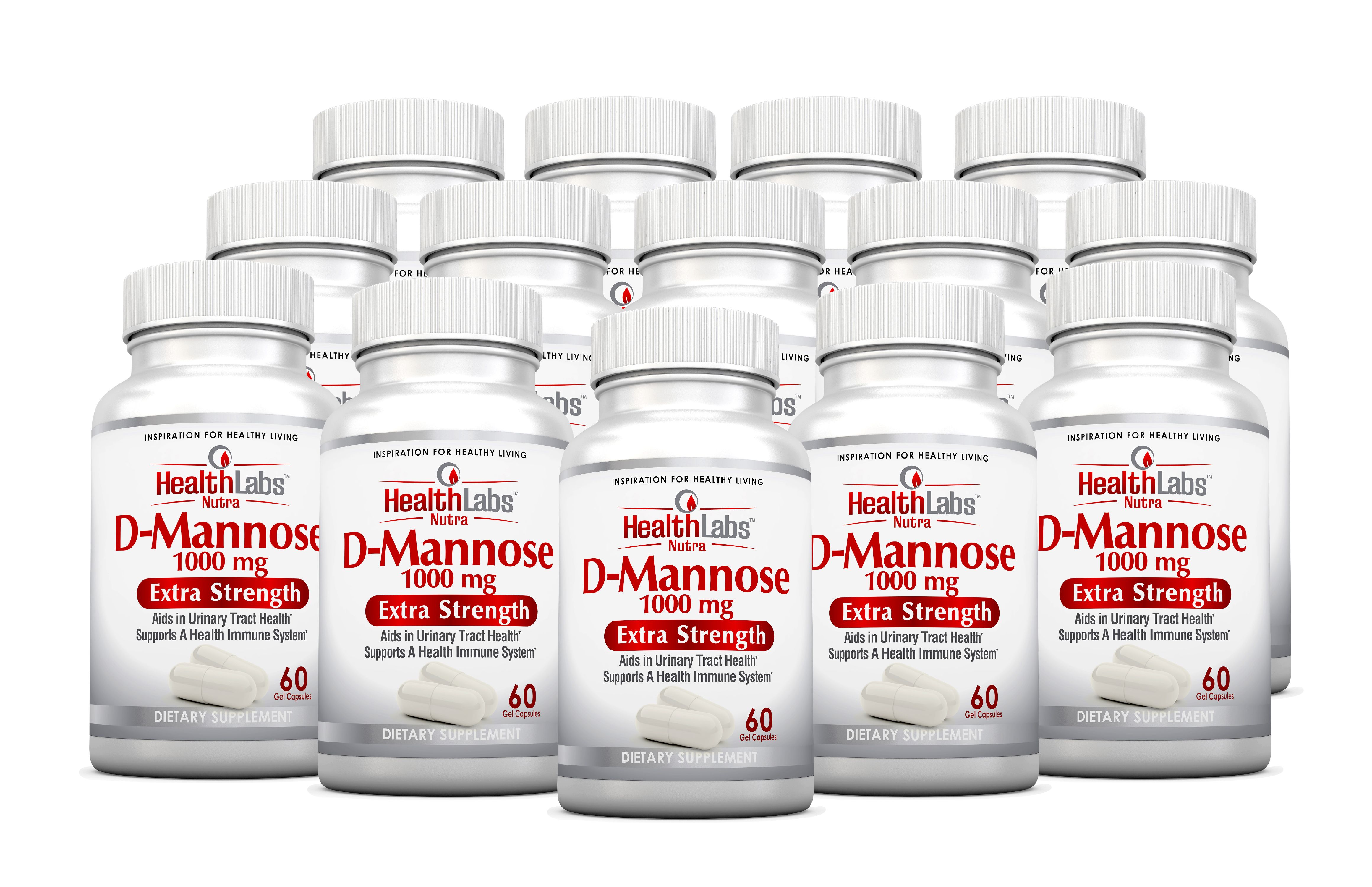 Health Labs Nutra D-Mannose 1,000mg Fight Urinary Tract Infections ...