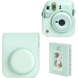Fujifilm Instax Mini 12 Instant Camera Mint Green, Film 40 Pack, Case ...