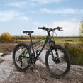 26 Inch Mountain Bike, 21 Speeds Mountain Bike with Mechanical Disc ...