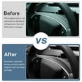 Car Steering Wheel Matte Strips for Model 3 Carbon Fiber Sticker ABS ...
