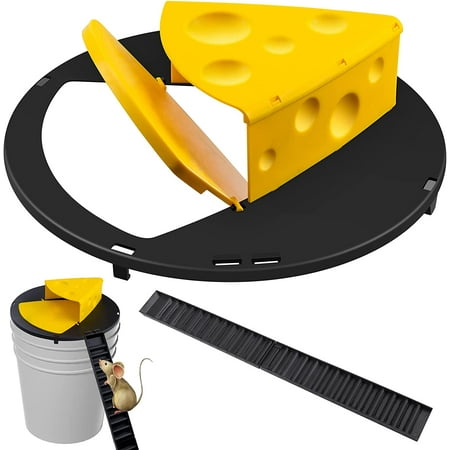 HEIBIN Mouse Trap Bucket - Flip and Slide Bucket Lid Mouse/Rat Trap ...