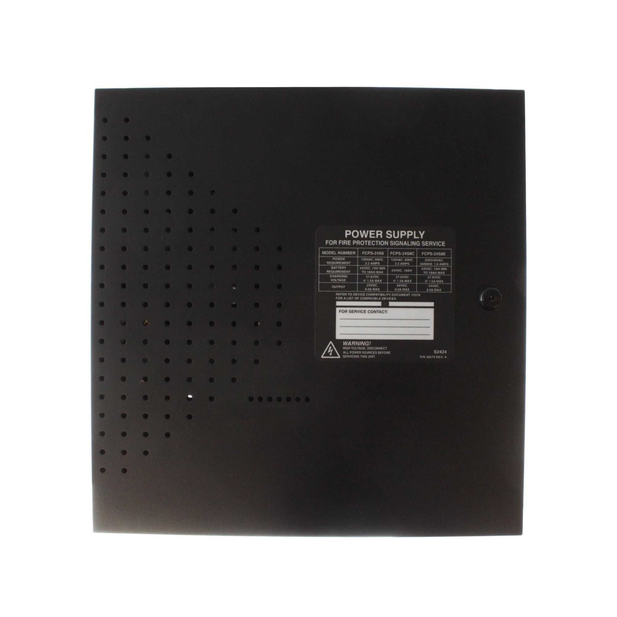 Notifier FCPS-24S8 - Power Supply for Fire Protection Signal Devices ...