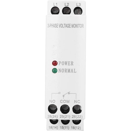 3 Phase Circuit Protection Voltage Monitoring Relay, 3 Phase Power ...