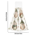 2 Pieces Bathroom Towels Kitchen Towels Velcro Hand Wipes Dish Cloths ...